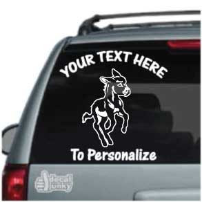 Cute Little Donkey Decals & Car Window Stickers | Decal Junky