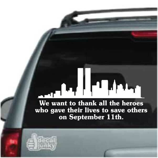 9-11 Decals Stickers for Cars Trucks Windows