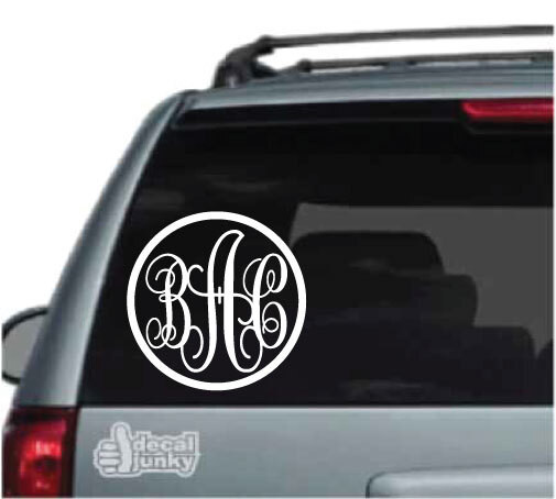 Monogram Decals Stickers for Cars Trucks Windows