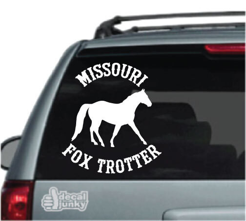Missouri Fox Trotter Decals Stickers for Cars Trucks & Windows