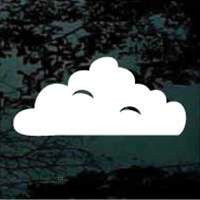 Solid Cloud Decal & Solid Cloud Window Sticker