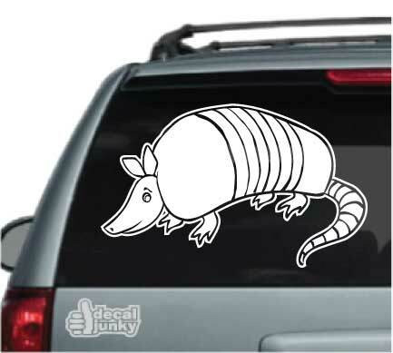 Armadillo Decals Stickers for Cars Trucks Windows