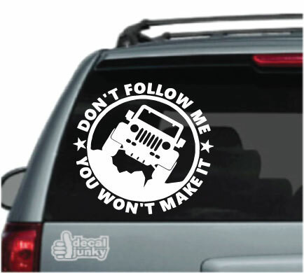 Jeep Decals Stickers for Cars Trucks Windows