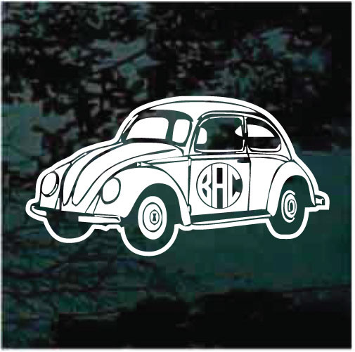 Volkswagen Monogram Car Decals & Stickers | Decal Junky