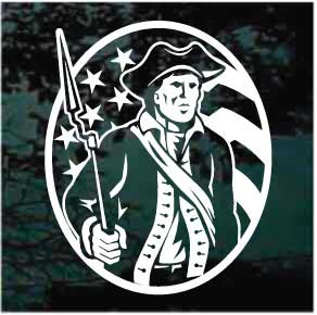 American Patriot Minuteman Decals & Stickers | Decal Junky