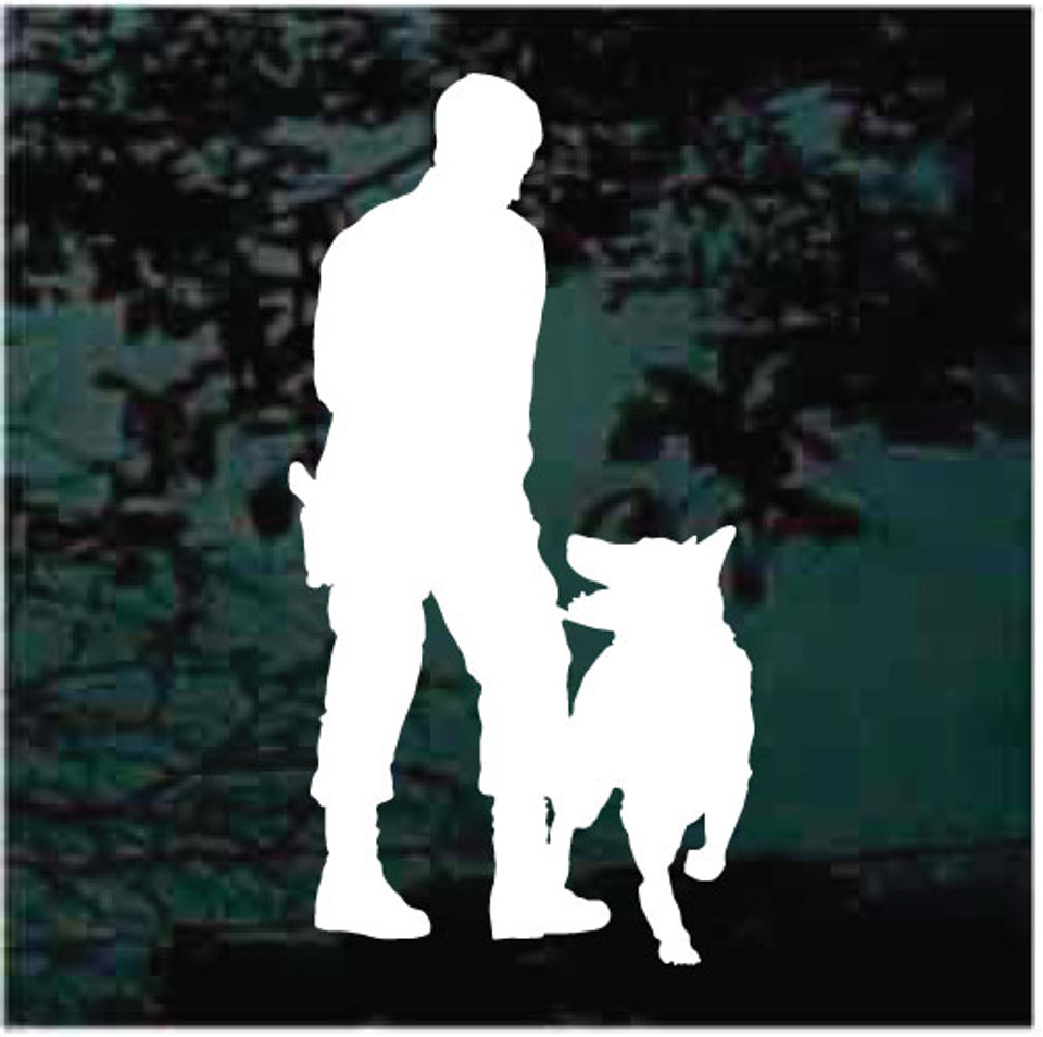 German Shepherd K9 Training Decals & Stickers | Decal Junky