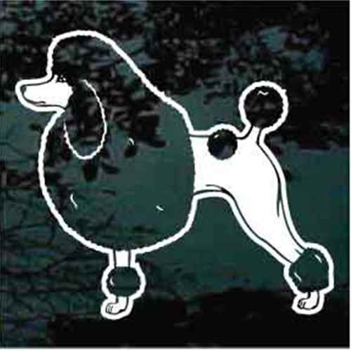 Standard Poodle Decals & Car Window Stickers | Decal Junky