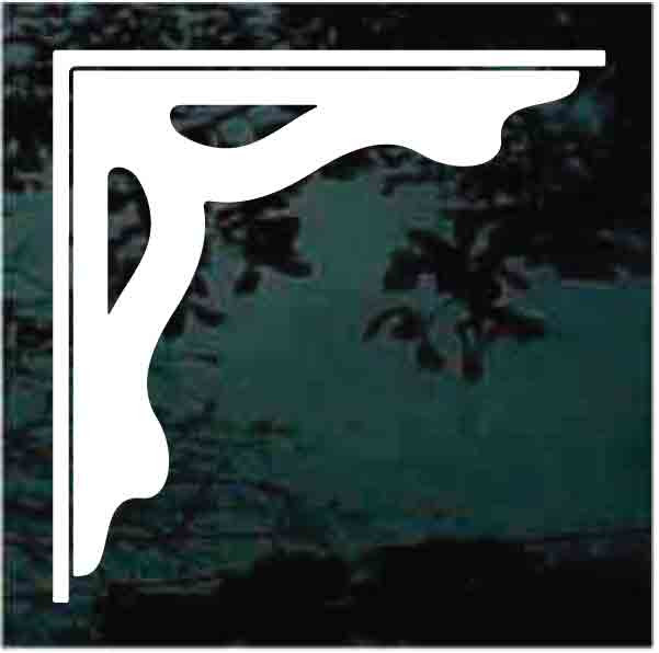Decorative Beveled Frame Corner Decals & Stickers | Decal Junky