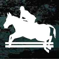 Equestrian Horse Jumping Decals & Car Window Stickers | Decal Junky