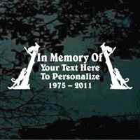 Coon Hunting Memorial Car Decals & Window Stickers | Decal Junky