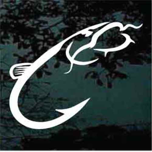 Catfish Hook Logo Car Decals & Window Stickers | Decal Junky