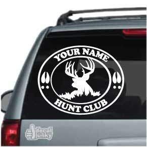 Hunting Club Decals Stickers for Cars Trucks Windows