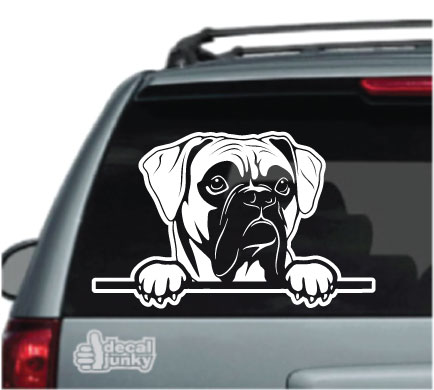 Boxer Dog Car Decals & Stickers | Decal Junky