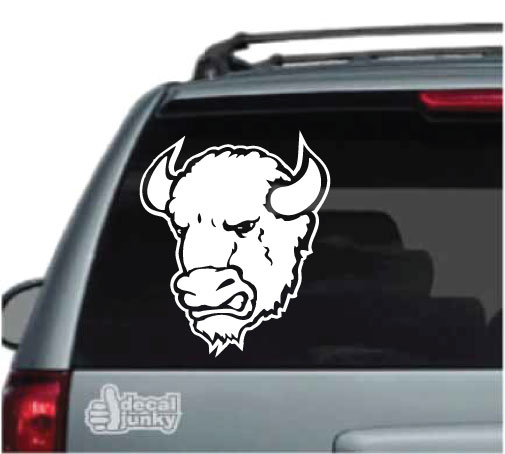 Buffalo Mascot Car Decals & Window Stickers | Decal Junky