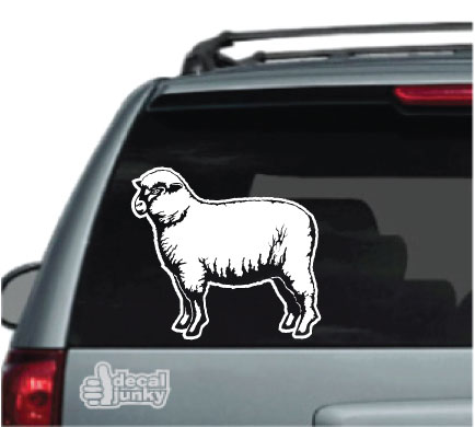 Sheep Car Decals & Stickers | Decal Junky