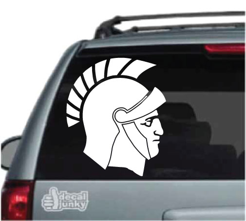 Trojans Mascot Car Decals & Window Stickers | Decal Junky