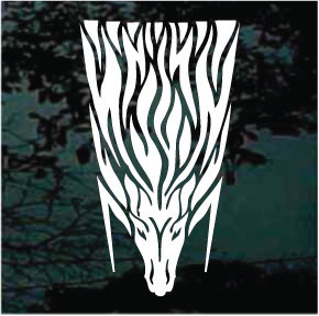 Mustang Horse Flame Car Decals & Stickers | Decal Junky