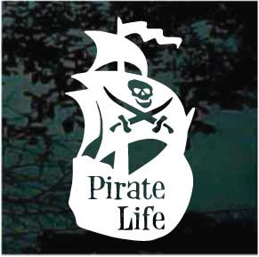 Pirate Life Decals & Stickers | Decal Junky
