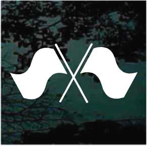 Color Guard Flag Team Car Decals & Window Stickers | Decal Junky