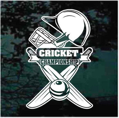 Cricket Championship Car Decals & Window Stickers | Decal Junky