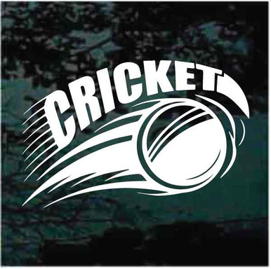 Cricket Ball Graphic Car Decals & Window Stickers | Decal Junky