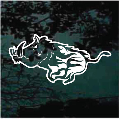 Running Wild Boar Hog Car Decals & Window Stickers | Decal Junky
