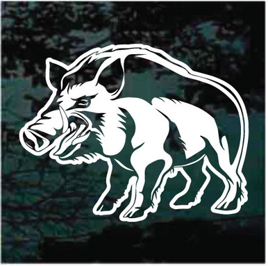 Mad Wild Boar Hog Car Decals & Window Stickers | Decal Junky