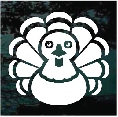 Turkey Icon Car Window Decals & Stickers | Decal Junky