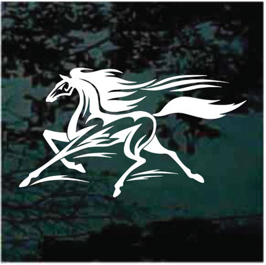 Stylized Running Stallion Decals & Stickers | Decal Junky