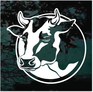 Cow Head Logo Decals & Stickers | Decal Junky