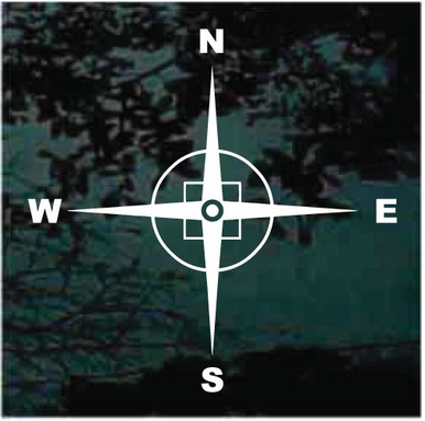 Directional Compass Decals & Stickers | Decal Junky