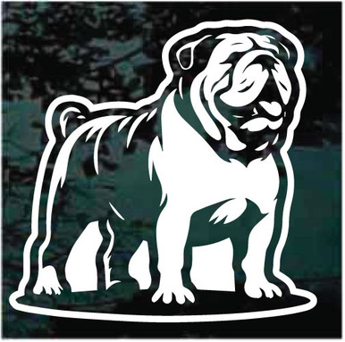 English Bulldog Decals & Stickers for Cars and Windows