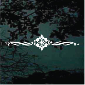 Decorative Fleuron Border 10 Decals & Window Stickers