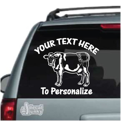 Holstein Cow Car Decals & Window Stickers | Decal Junky