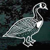 Standing Canadian Goose Car Decals & Window Stickers | Decal Junky
