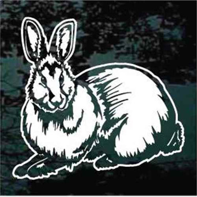 Realistic Rabbit Car Decals & Window Stickers | Decal Junky