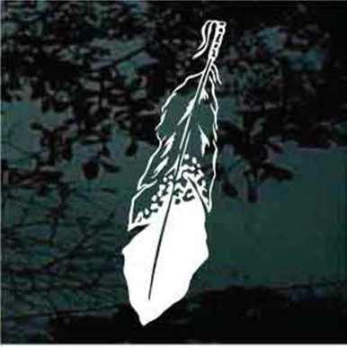 Feather Decals - Brave Feather Car Decals & Stickers