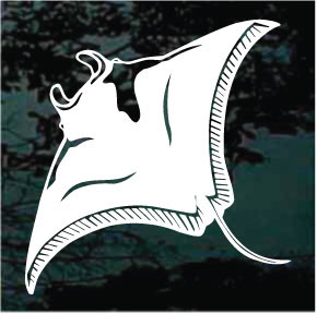Manta-Ray Car Decals & Window Stickers | Decal Junky
