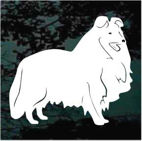 Solid Shetland Sheepdog Decals & Car Window Stickers | Decal Junky