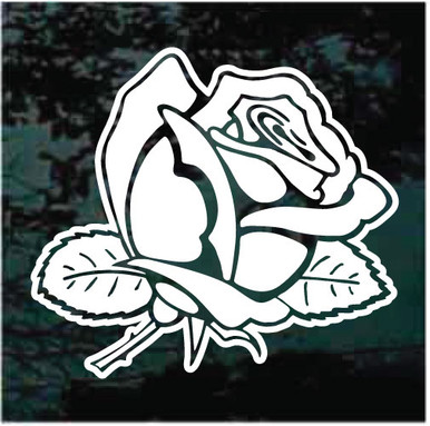 Rose Bud Car Decals & Stickers | Decal Junky