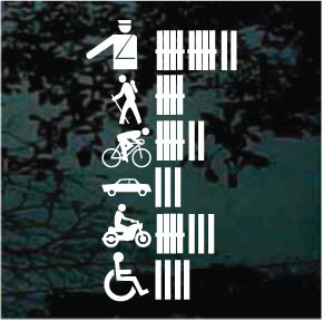 Vehicle Run Over Score Decals & Car Stickers | Decal Junky