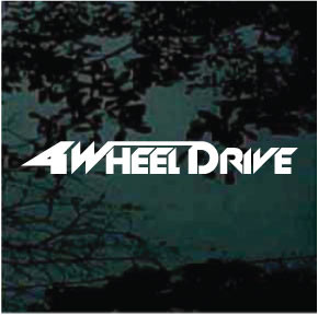 Four Wheel Drive Truck Decals & Stickers | Decal Junky