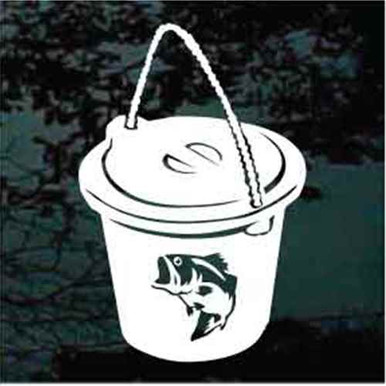 Bait Bucket Decals & Car Window Stickers | Decal Junky
