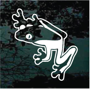 Cool Looking Frog Car Decals & Window Stickers | Decal Junky