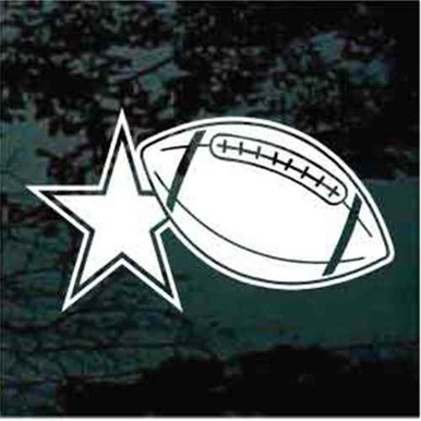 All Stars Football Car Decals & Window Stickers | Decal Junky