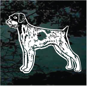 Wire Hair Pointer Dog Decals - Decal Junky