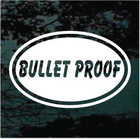 Bulletproof Window Decals - Decal Junky