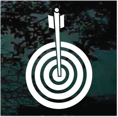 Archery Target Car Decals & Window Stickers | Decal Junky