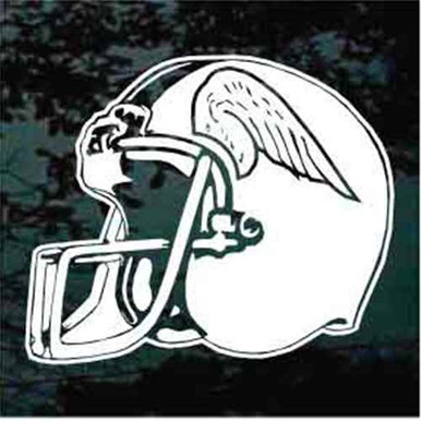 Football Helmet with Angel Wings Car Decals & Stickers | Decal Junky