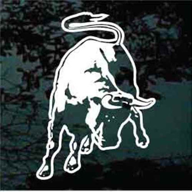 Farm Bull Charging Decals & Car Window Stickers | Decal Junky